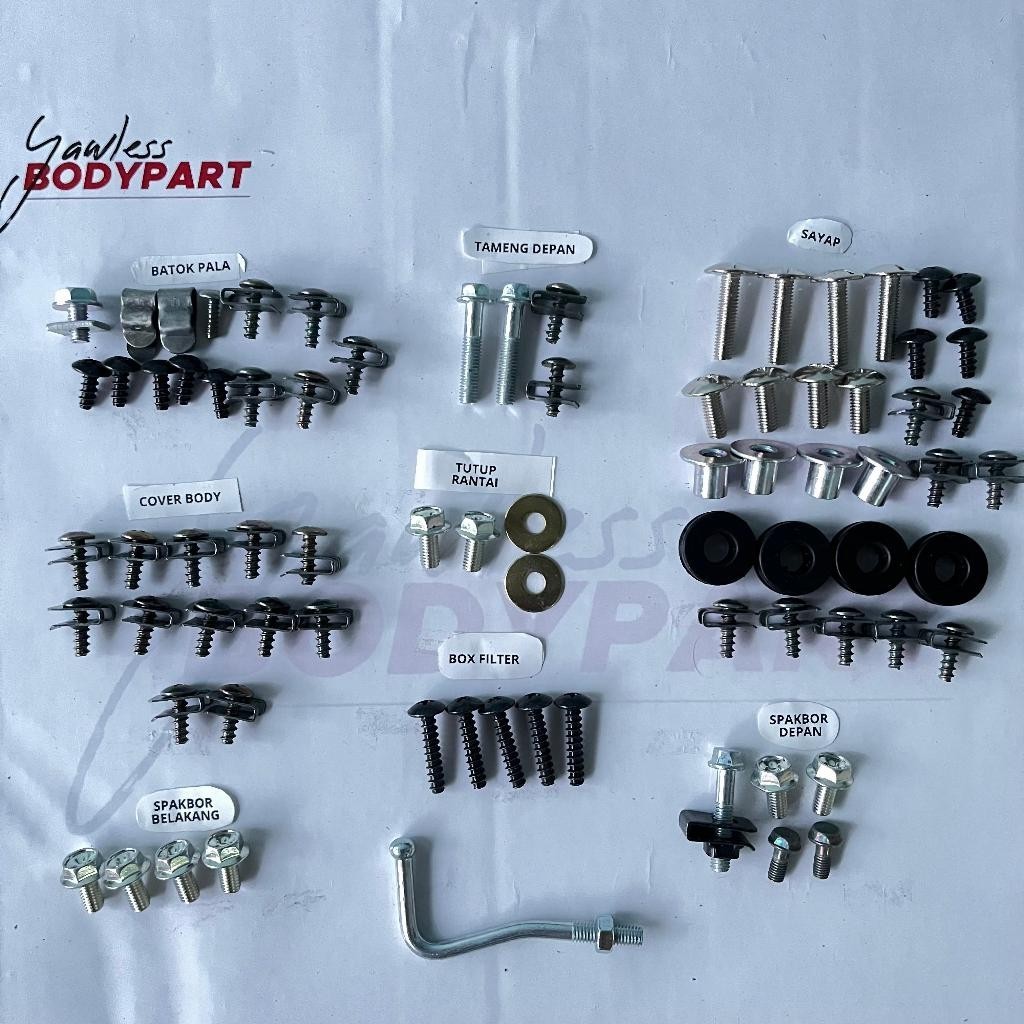 Jual Baut Suzuki Smash 125 Sp Fullset / Baud Smash 125 R Fullset / Baud Baut Suzuki Smash Lama ...