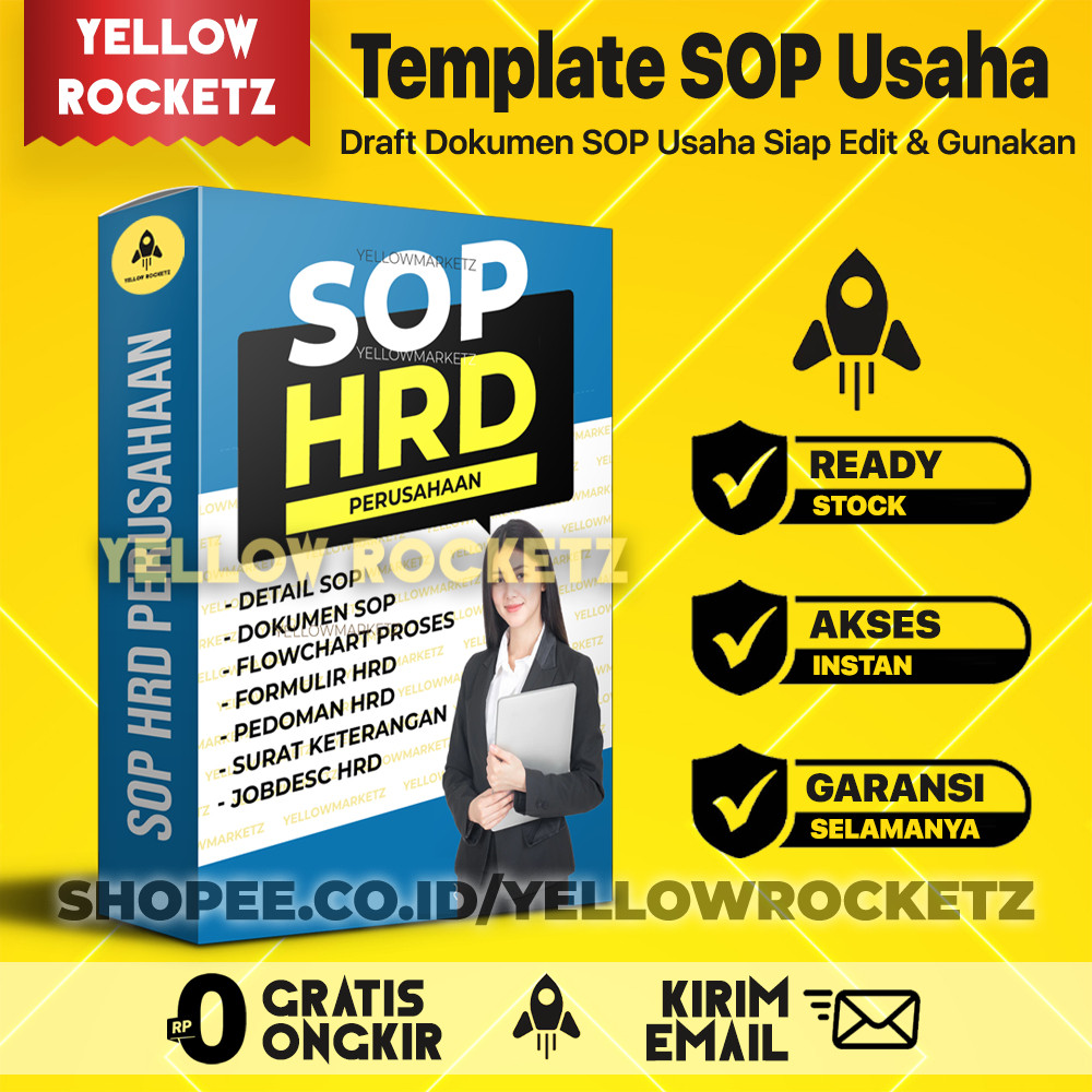 Jual SOP HRD PERUSAHAAN Lengkap dan Detail + Flowchart Proses ...