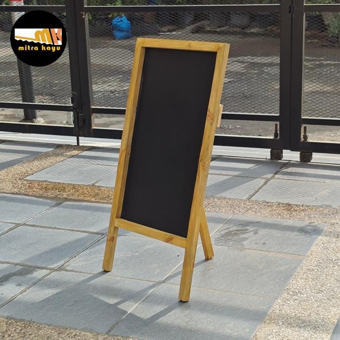 Jual Papan Tulis Kapur Papan Menu Cafe Blackboard Standing 1 Muka ...
