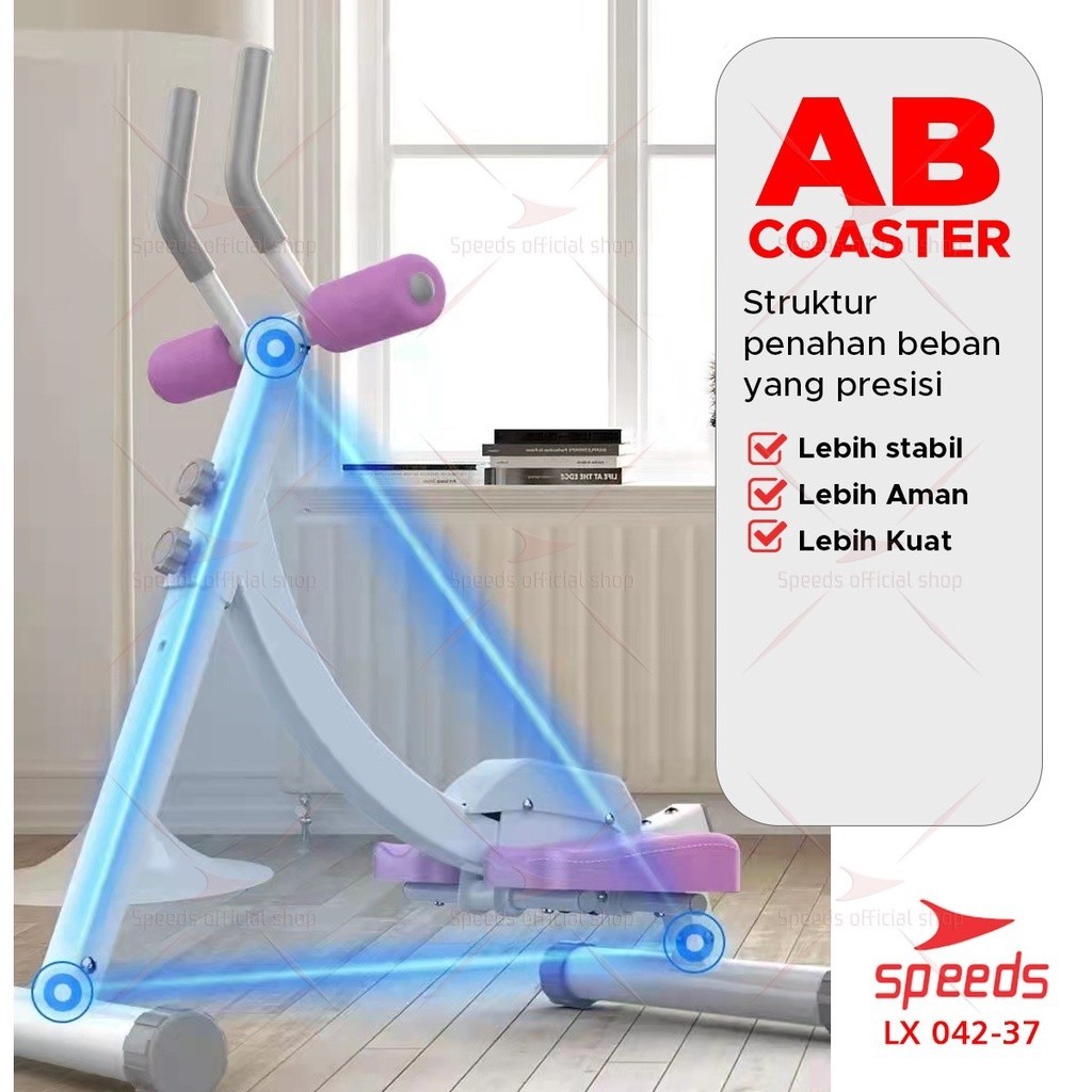 Jual SPEEDS AB Coaster Alat Gym Latian Olahraga Otot Pinggul Paha ...