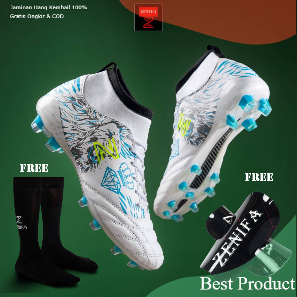 Jual SEPATU BOLA ZENIFA SKYLIGHT SEMI BOOT PREMIUM 2024 MOTIF LION ...