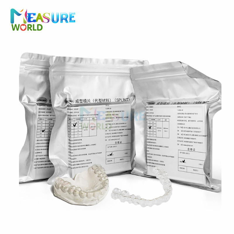 Jual 1bag 120mm 0.6mm/0.8mm Dental Splint Thermoforming Material Sheet ...
