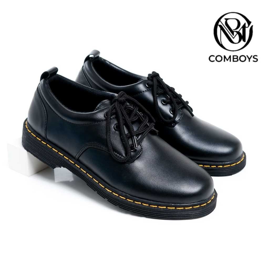 Jual Sepatu Pria Formal Pantofel Kulit Pu Docmart Slip on Slop X Start ...