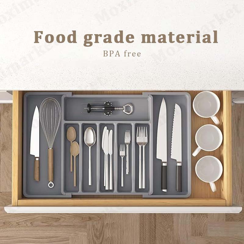 Jual Drawer cutlery organizer utensils storage penyimpanan peralatan ...