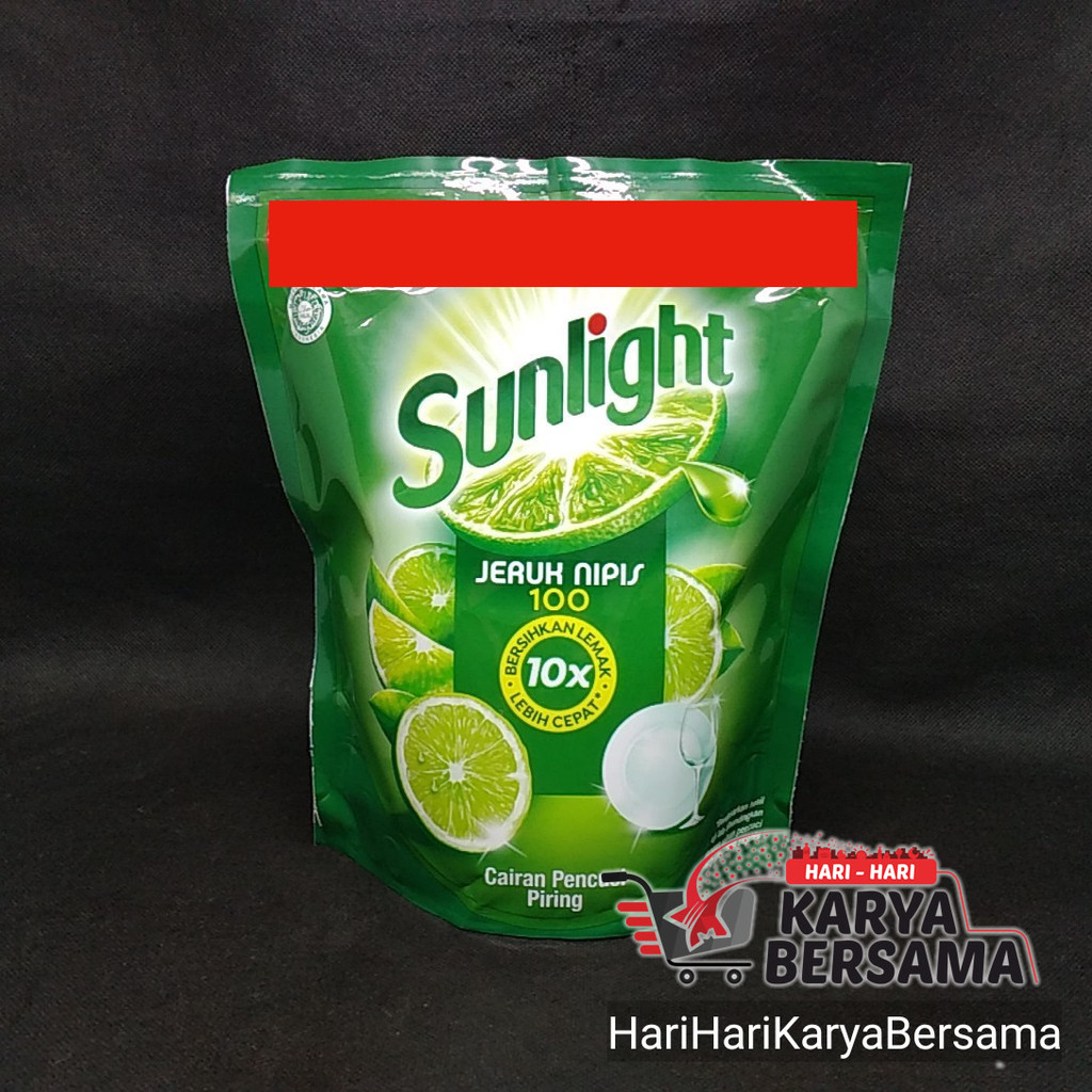Jual SABUN CUCI PIRING SUNLIGHT JERUK NIPIS 100 REFILL POUCH 910ML | Shopee Indonesia