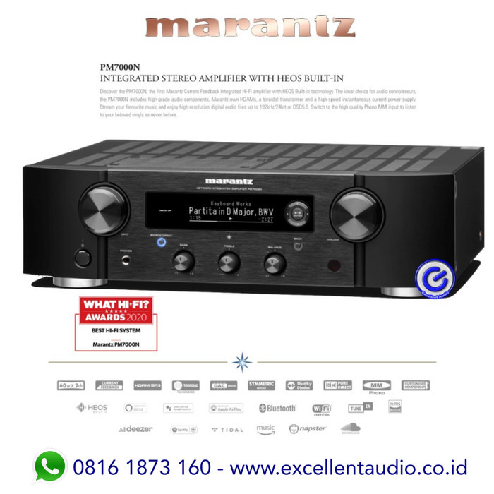 Jual Marantz PM7000N integrated amplifier / pm 7000n / streamer | Shopee Indonesia
