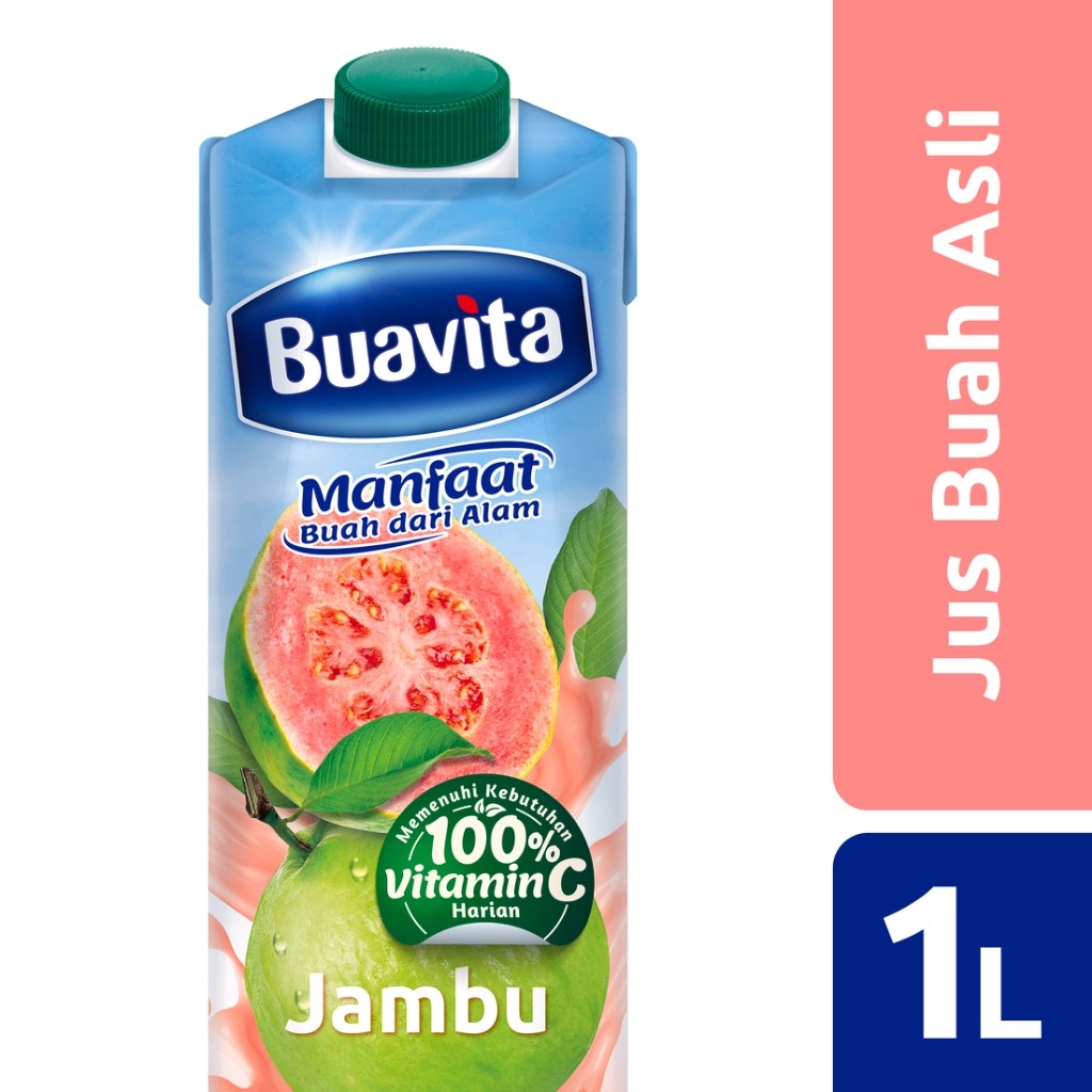 Jual Buavita Juice Guava 1L - Nikmati Kesegaran Guava dalam Setiap Gelas Buavita Guava RL1 ...