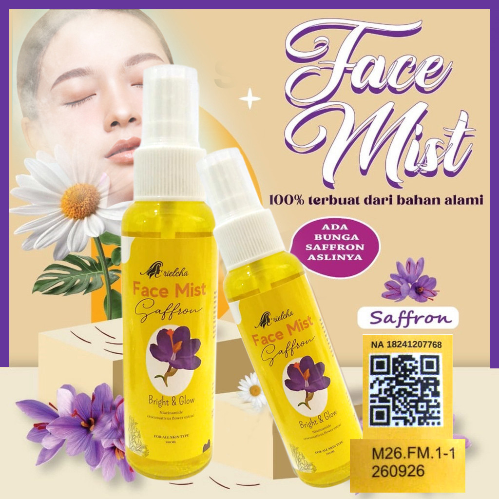 Jual Spray Face Mist Wajah Saffron With Niacinamide 100ml Segar ...