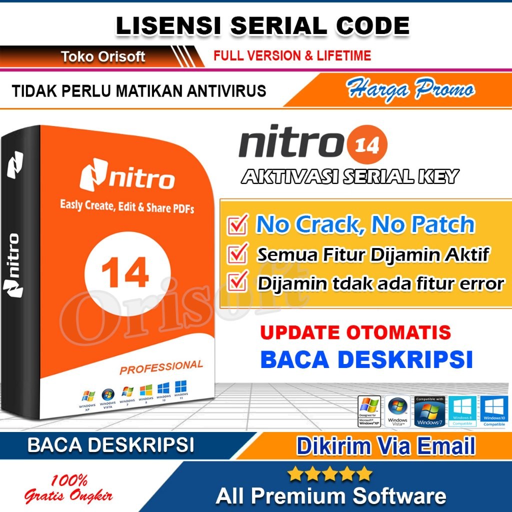 Jual [Bebas Update] Nitro Pro PDF 14 & 13 Edisi Terbaru Edit PDF License Lifetime Full Version ...
