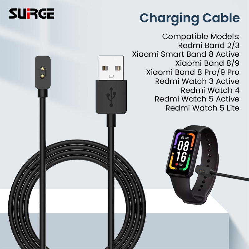 Jual SUIRGE Charger Cable For Redmi Watch 3 Active/5 Active/5 Lite USB ...