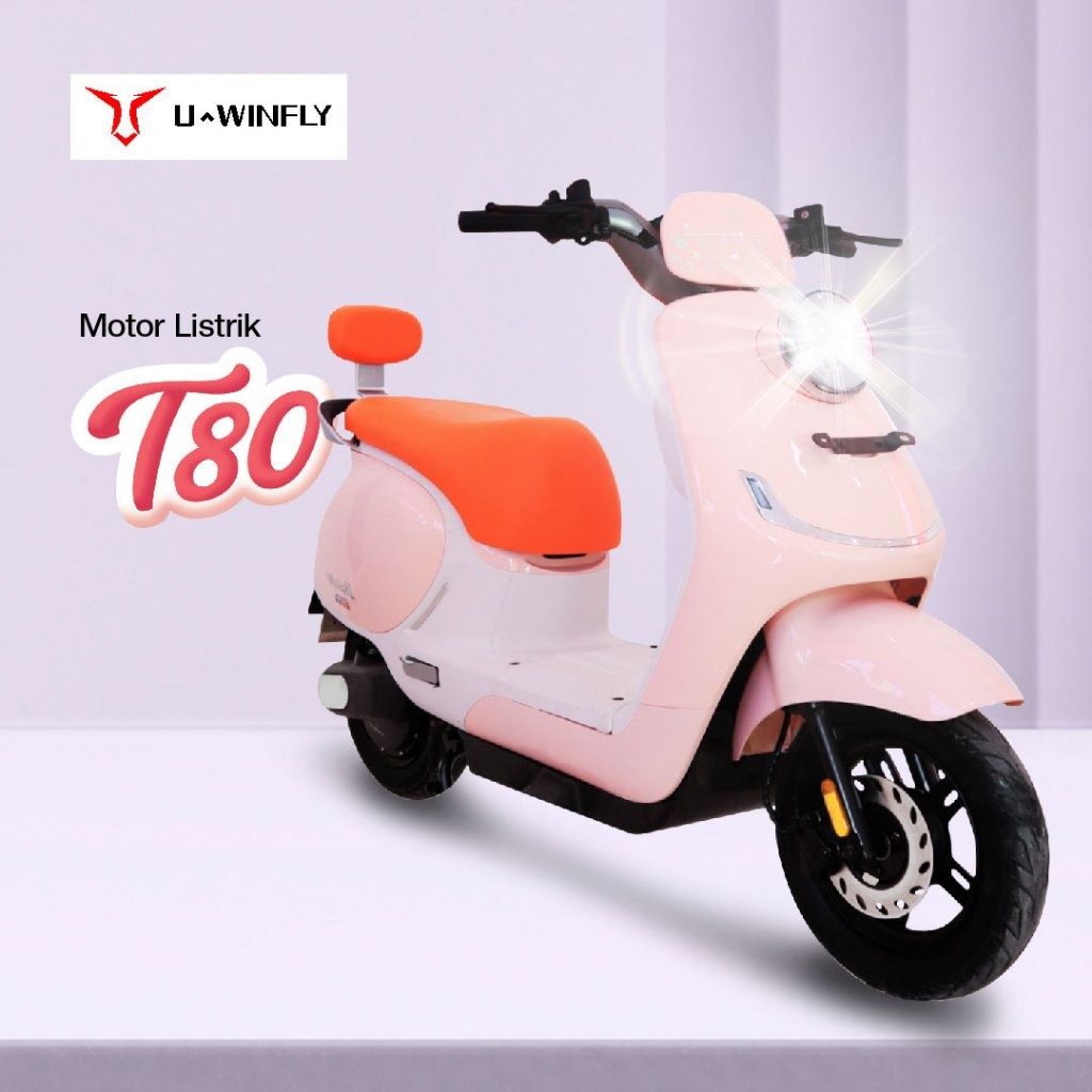 Jual Motor Listrik U Winfly T80 1200 Watt 60V/20Ah | Shopee Indonesia