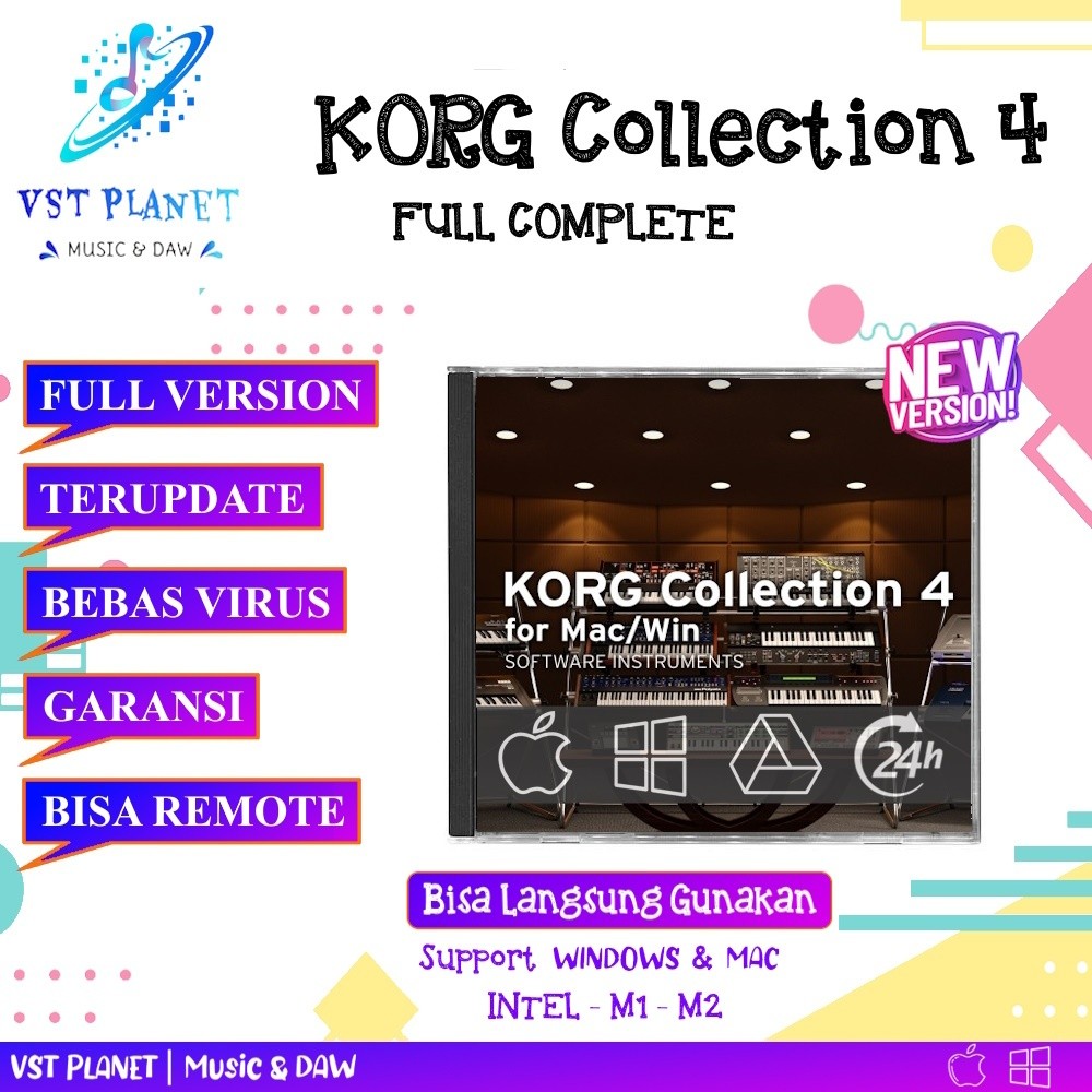 Jual KORG Collection 4 Terupdate Permanent WIN/MAC INTEL M1 M2 M3 | Shopee Indonesia