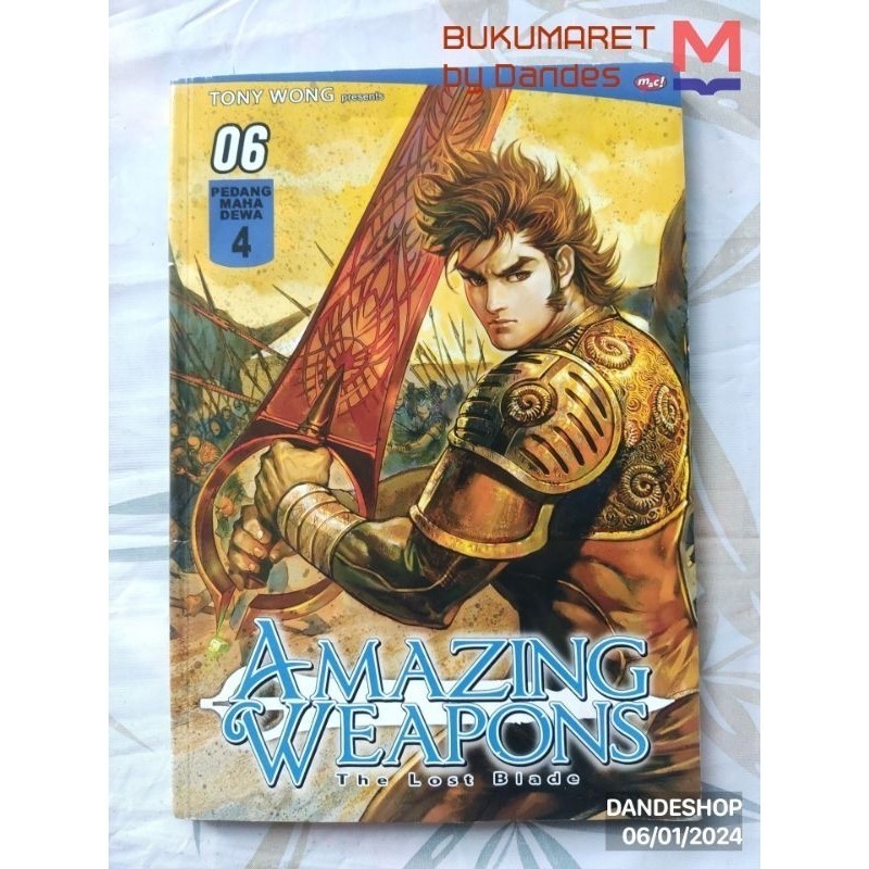 Jual Amazing Weapons - The Lost Blade ~ Komik by Tony Wong - BUKUSTAR ...