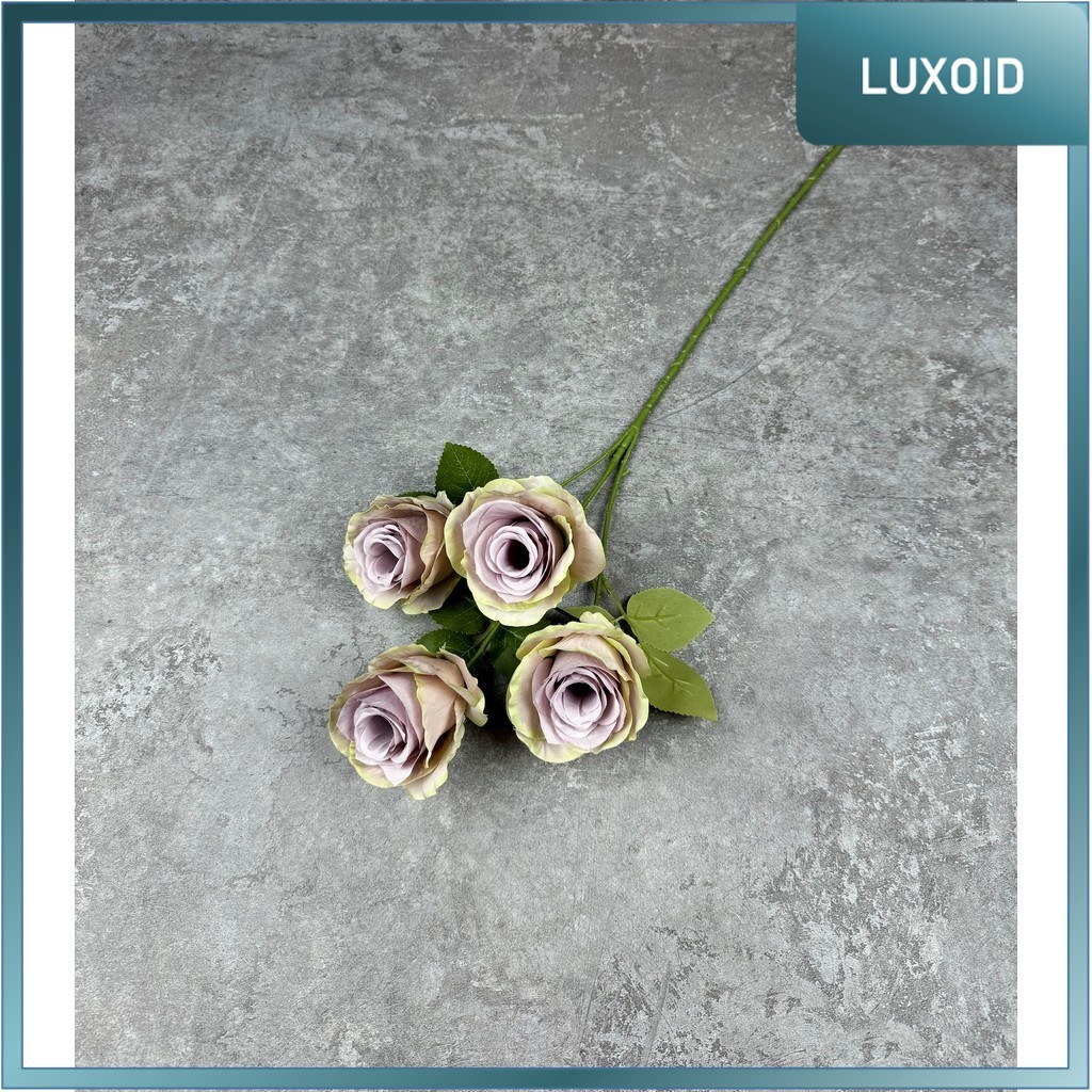 Jual LUXOID - C80 NANA (x4) Bunga Mawar Kain Sutra 63CM ARTIFICIAL ...