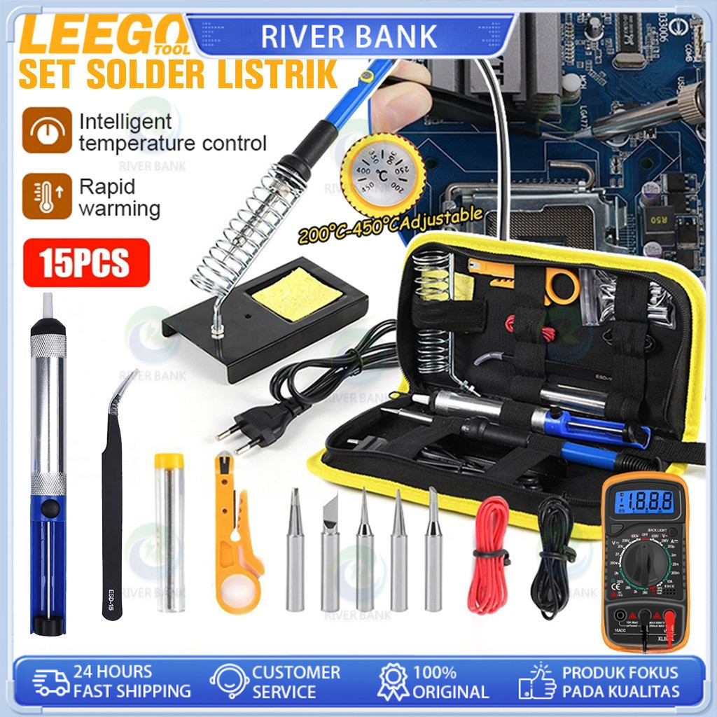 Jual Paket Solder Listrik Lengkap Set Solder Listrik Lengkap Dengan ...