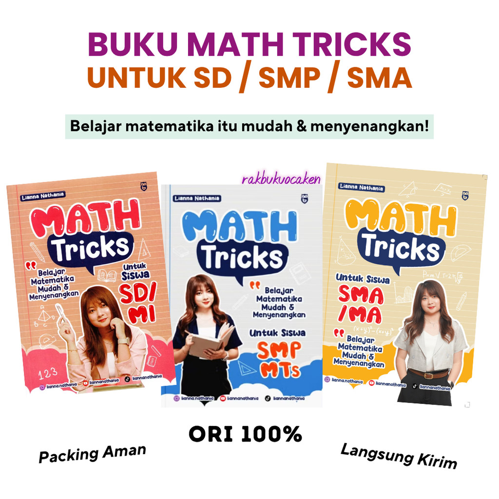 Jual Buku Penunjang Pembelajaran | Buku Tips Belajar | Math Study ...