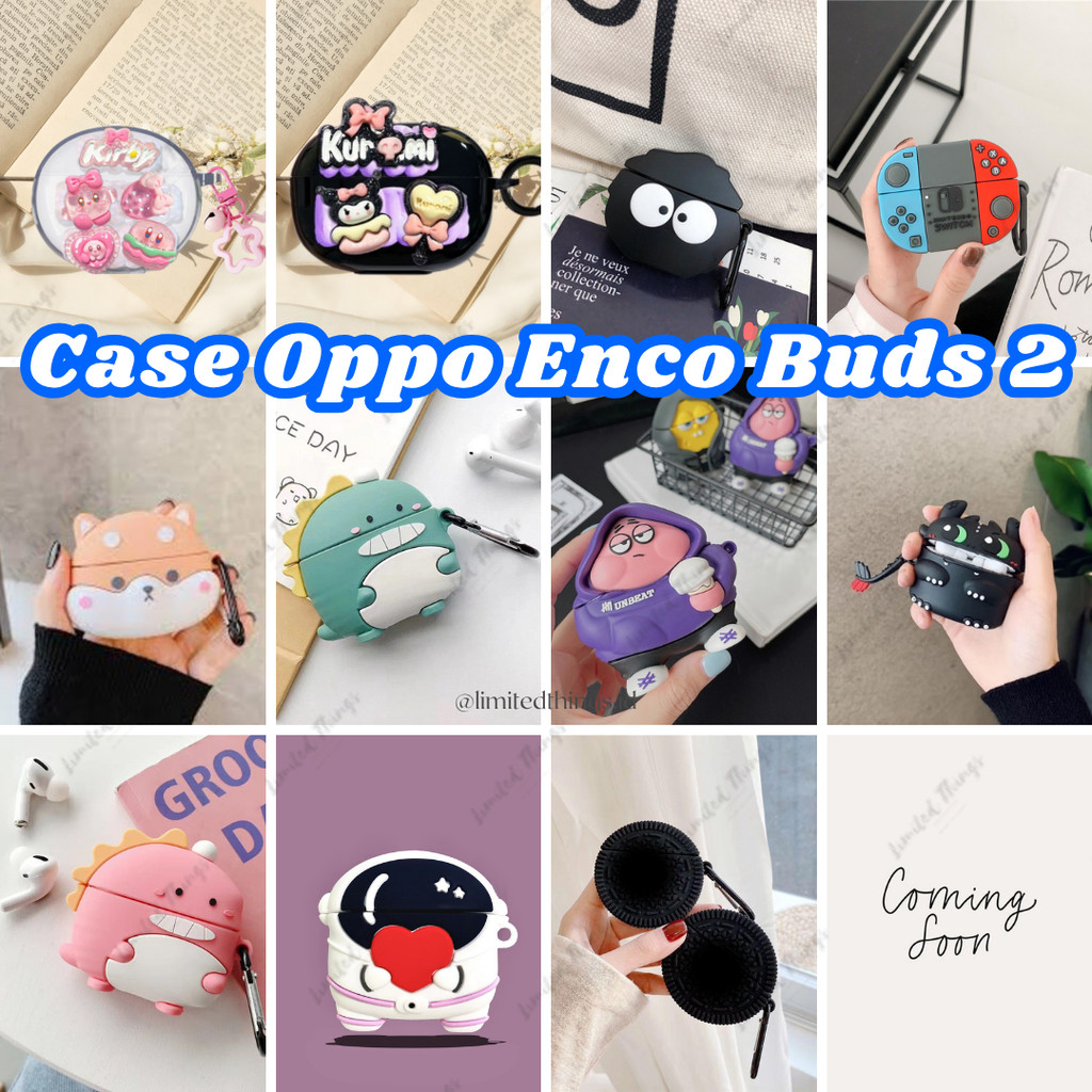 Jual PREMIUM Case Oppo Enco Buds 2 Case Character Bluetooth Wireless ...