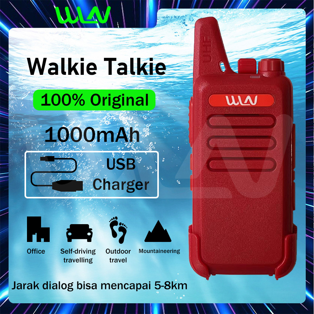 Jual HT Walkie Talkie 2 Unit wlan C1 UHF Handy Talky Two way Radio 400 ...