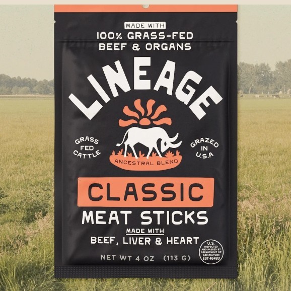 Jual lineage 100% Grass-Fed Beef & Organs Meat Sticks | Shopee Indonesia