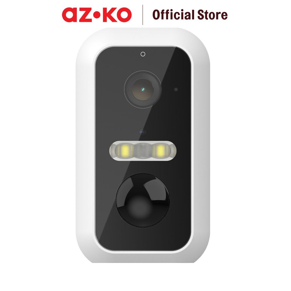 Jual AZKO Krisbow Sync Smart Ip Camera Wifi Battery Fixed 3Mp Snap11T ...