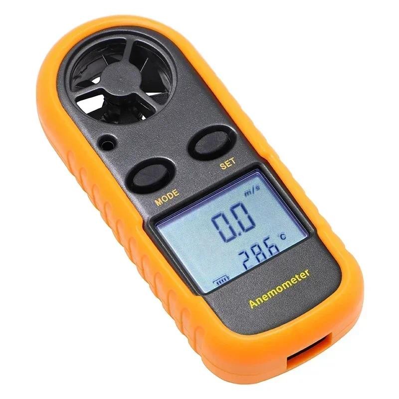 Jual Handheld Anemometer Digital Wind Speed Meter Air Flow Meter for ...