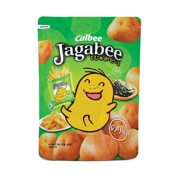 Jual [BEST] Calbee Jagabee Potato Stick Pouch (Seaweed) | Shopee Indonesia
