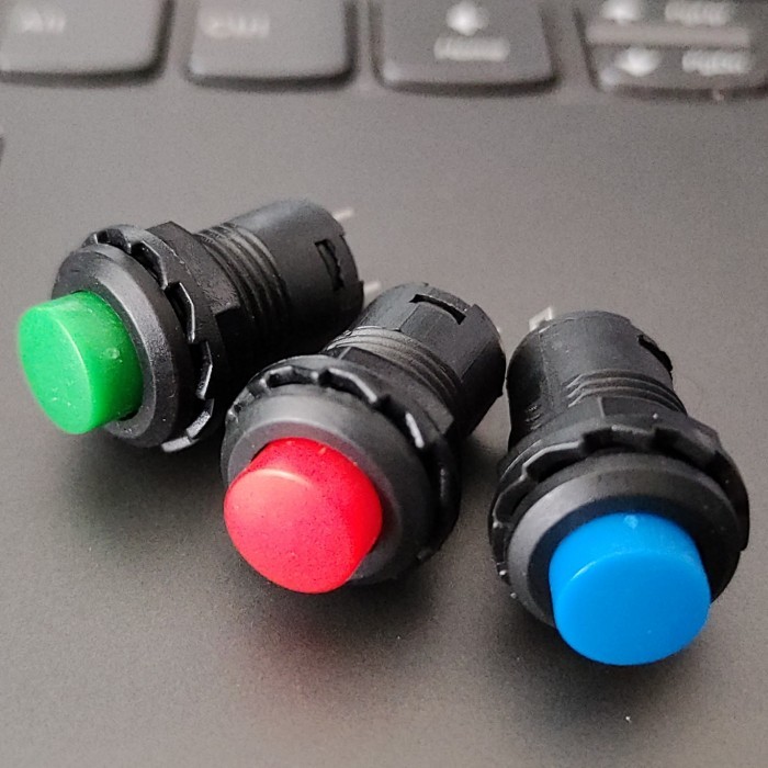 Jual Tombol Push Button 3A Switch Saklar Tekan Push ON OFF AC DC Bahan PVC | Shopee Indonesia