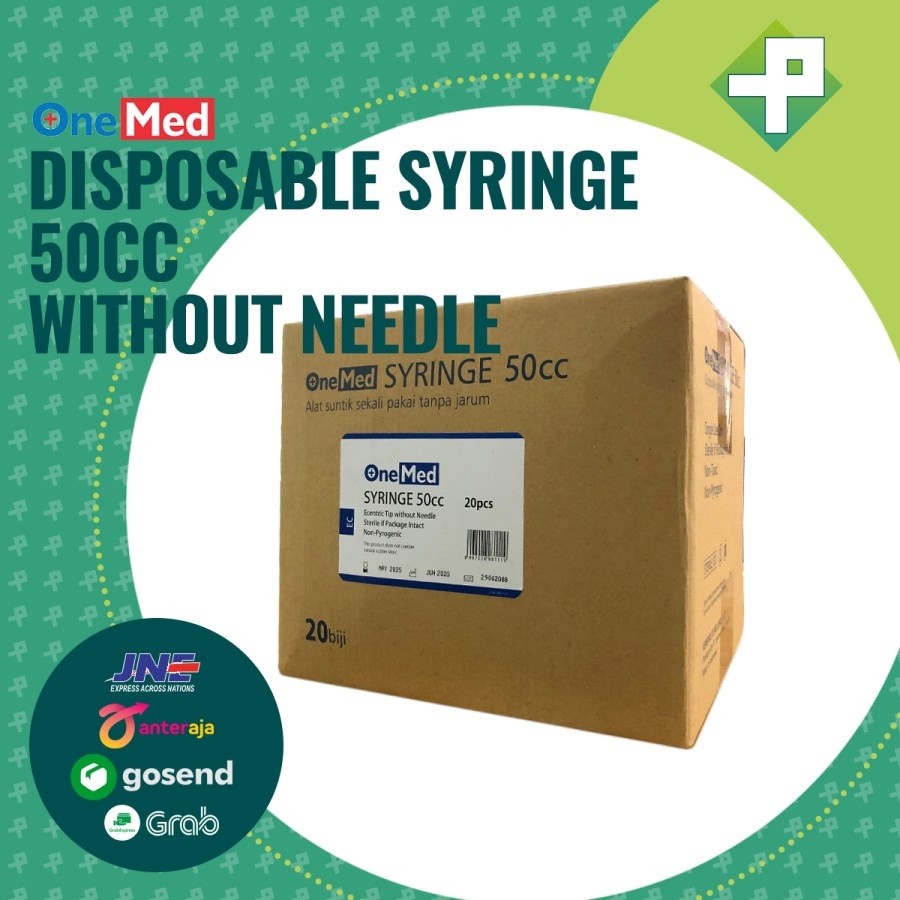 Jual OneMed Syringe 50cc / Spuit 50ml Box | Shopee Indonesia