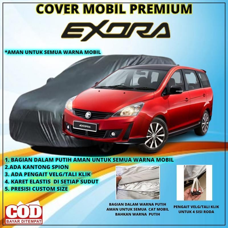 Jual Sarung Mobil PROTON EXORA: Premium Body Cover Tali Pengait Karet ...