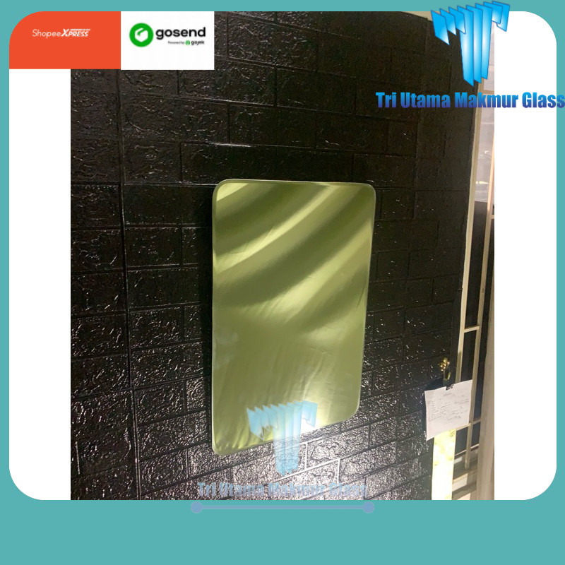 Jual Cermin Aesthetic Kaca Cermin Persegi Sudut Tumpul 50 x 70 cm ...
