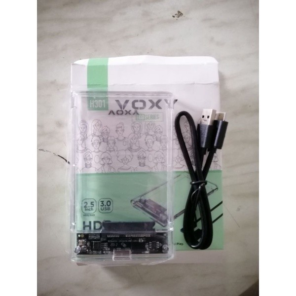 Jual Case External Hardisk 2.5" HDD Sata Enclosure Transparant USB 3.0 - Casing Harddisk SSKACC ...