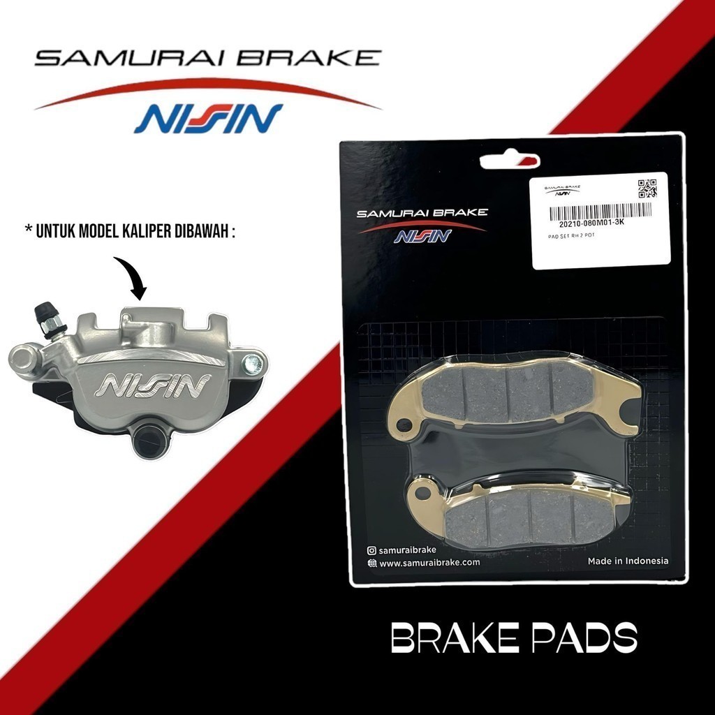 Jual KAMPAS Kaliper NlSS1N SAMURAI BRAKE Kanan Dan Kiri 2 Piston dan 4 Piston Original 100% ...