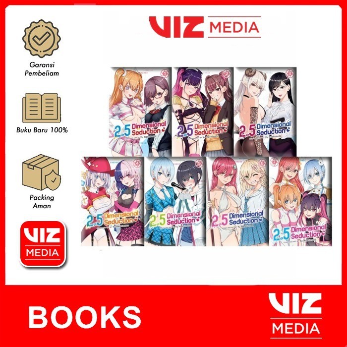 Jual Manga: 2.5 Dimensional Seduction by Yuu Hashimoto - Vizmedia | Shopee Indonesia