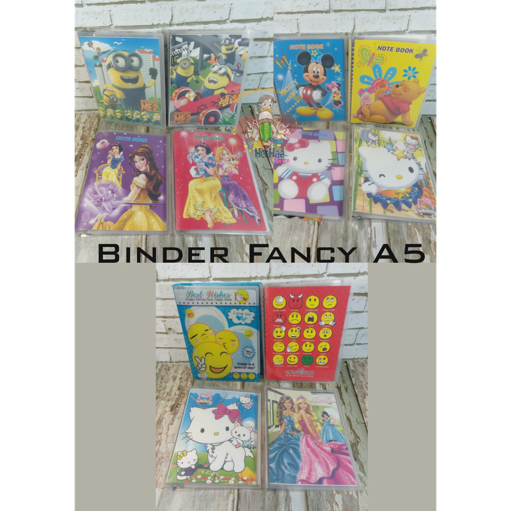 Jual Map Binder Slip Gliter anak A5 buku binder file | Shopee Indonesia