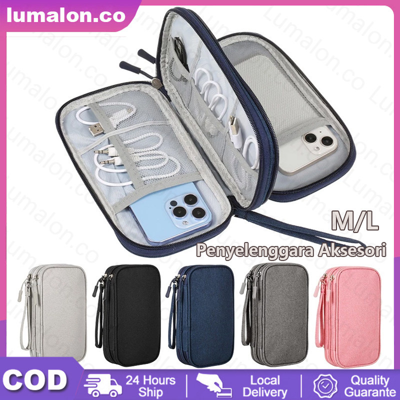 Jual Lumalon Pengisi Daya Kabel Portabel Tahan Air Perjalanan Lapisan ...