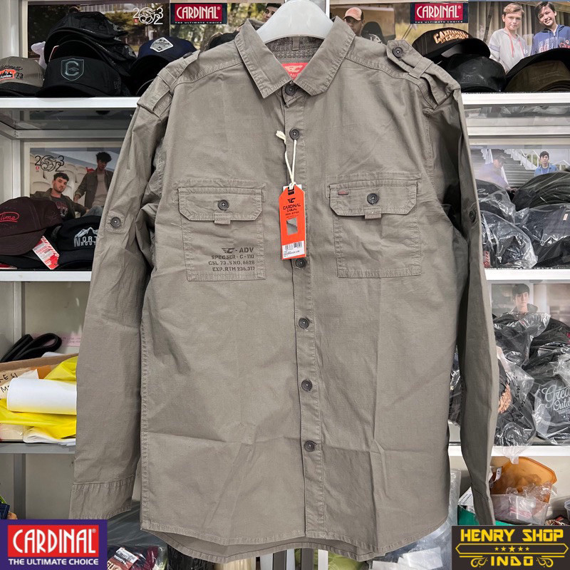 Jual Kemeja Cardinal Panjang Adventure Original | Shopee Indonesia