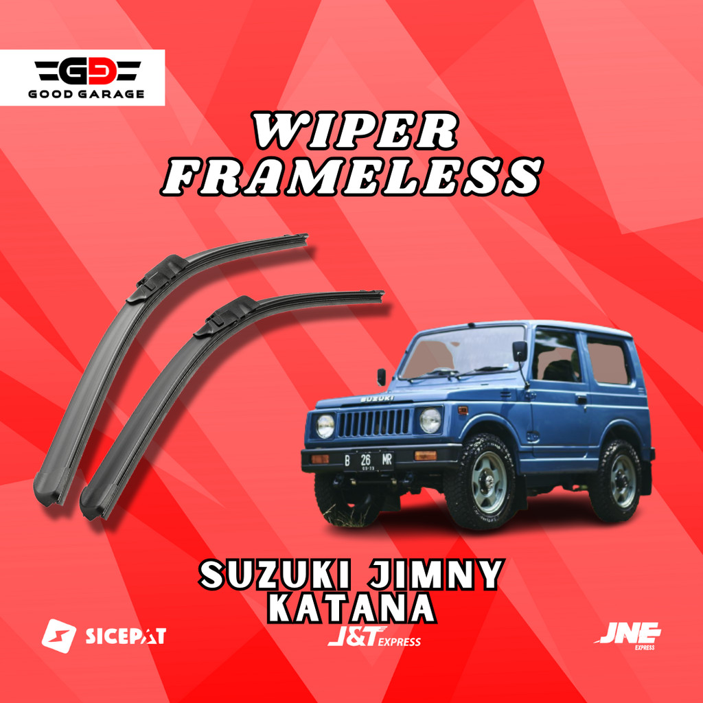 Jual Wiper Mobil Suzuki Jimny Katana Soft Blade - Frameless Wiper Mobil ...