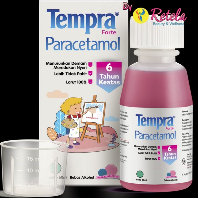 Jual TEMPRA FORTE BUBBLEGUM 60ML | Shopee Indonesia