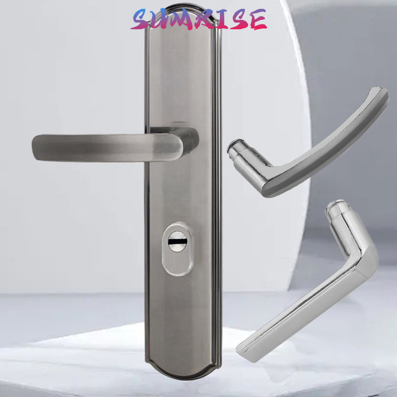 Jual Gagang Pintu Model Lengkung Silver Elegant Minimalis Gagang Pintu ...