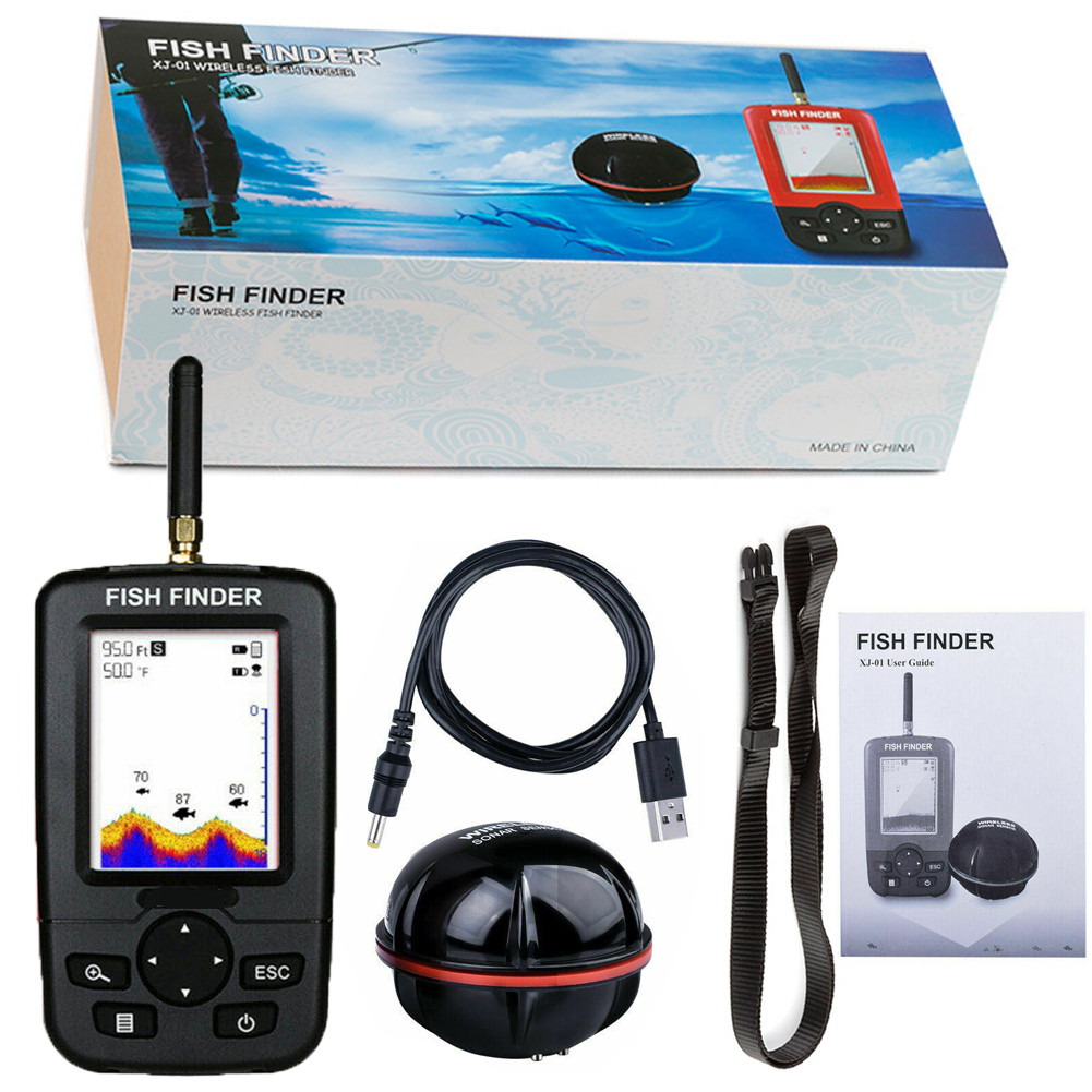 Jual Portable Smart Fish Finder Wireless Sonar Sensor Echo Sounder ...