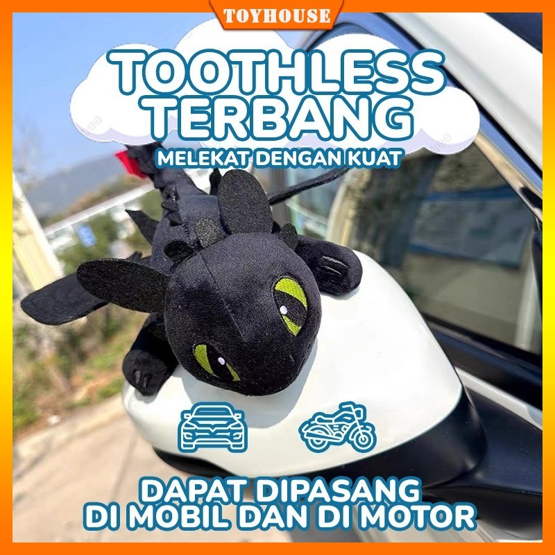Jual [ COD Ready ]20cm Boneka Toothless Dragon/untuk Mobil Motor ...