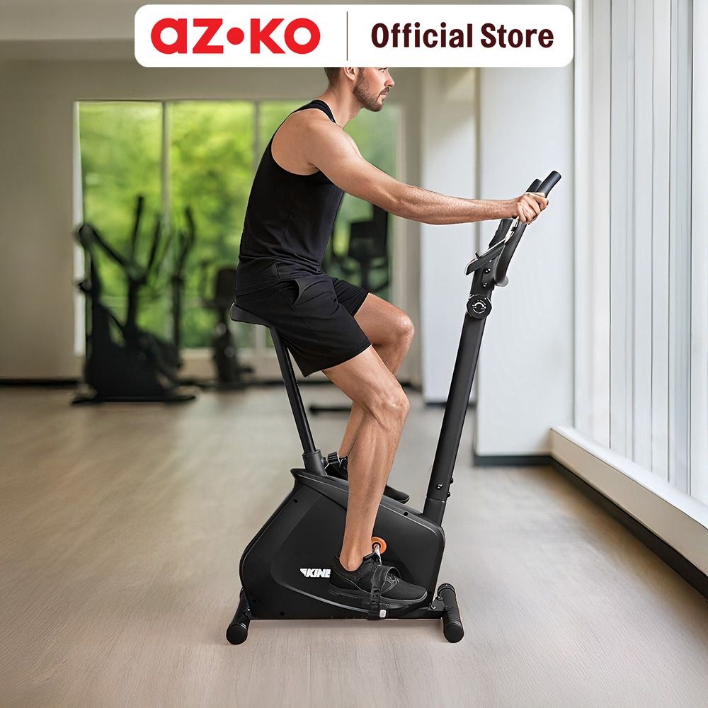 Jual AZKO Kinetic Sepeda Statis Magnetic 510b - Oranye/Hitam Peralatan ...