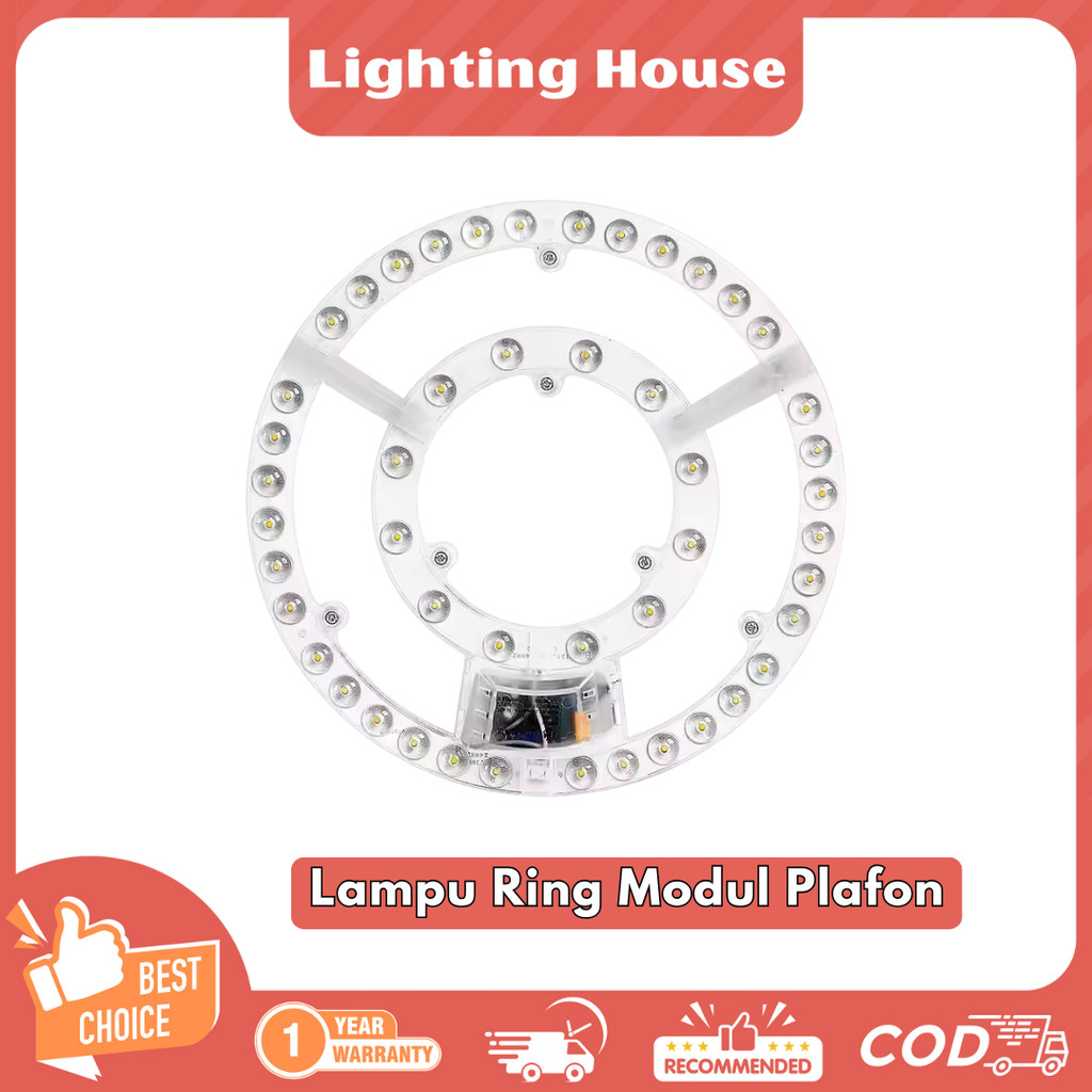 Jual Lighting House⭐Garansi 1 Tahun⭐Modul Lampu LED Ring Panel Bulat ...