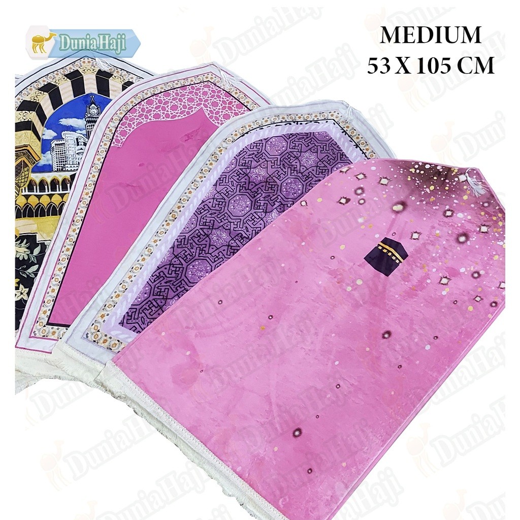 Jual Sajadah Cutting MINI Kuncir Kubah Bulu 35X60 CMAnti Licin Slip ...