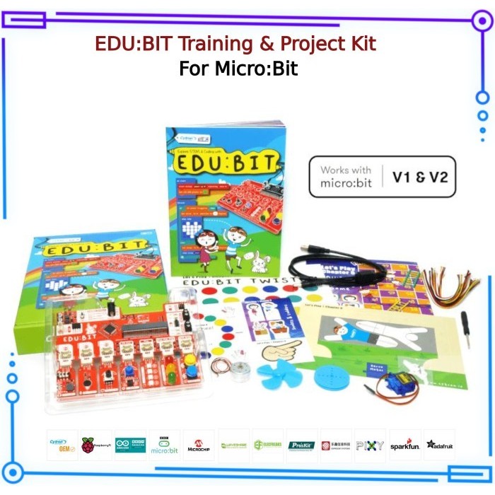Jual TR99 Cytron - EDU:BIT Training & Project Kit for Microbit V2 ...