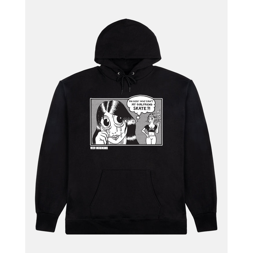 Jual Thrasher x Toy Machine Girl Friend Hoodie Black | Shopee Indonesia