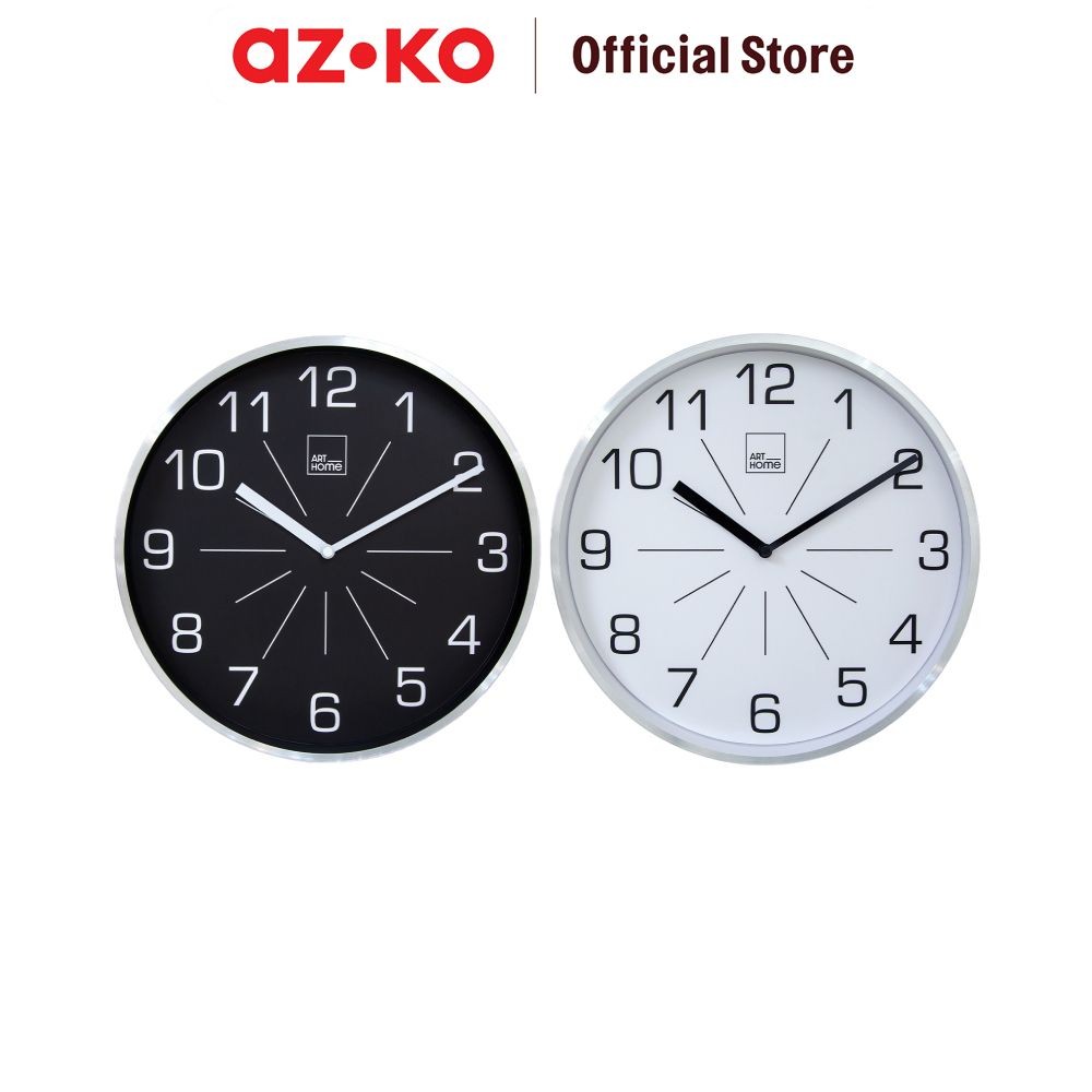 Jual AZKO Arthome 30 cm Jam Dinding 90645Wi Wall Clock Jam Tembok ...