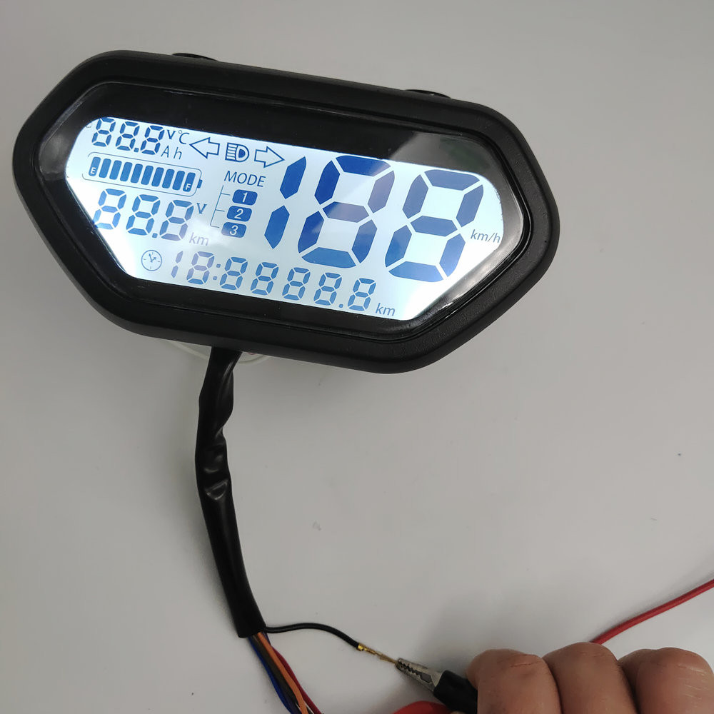 Jual Speedometer LCD DISPLAY 48v60v72v84v96v120v144v Light/Battery ...