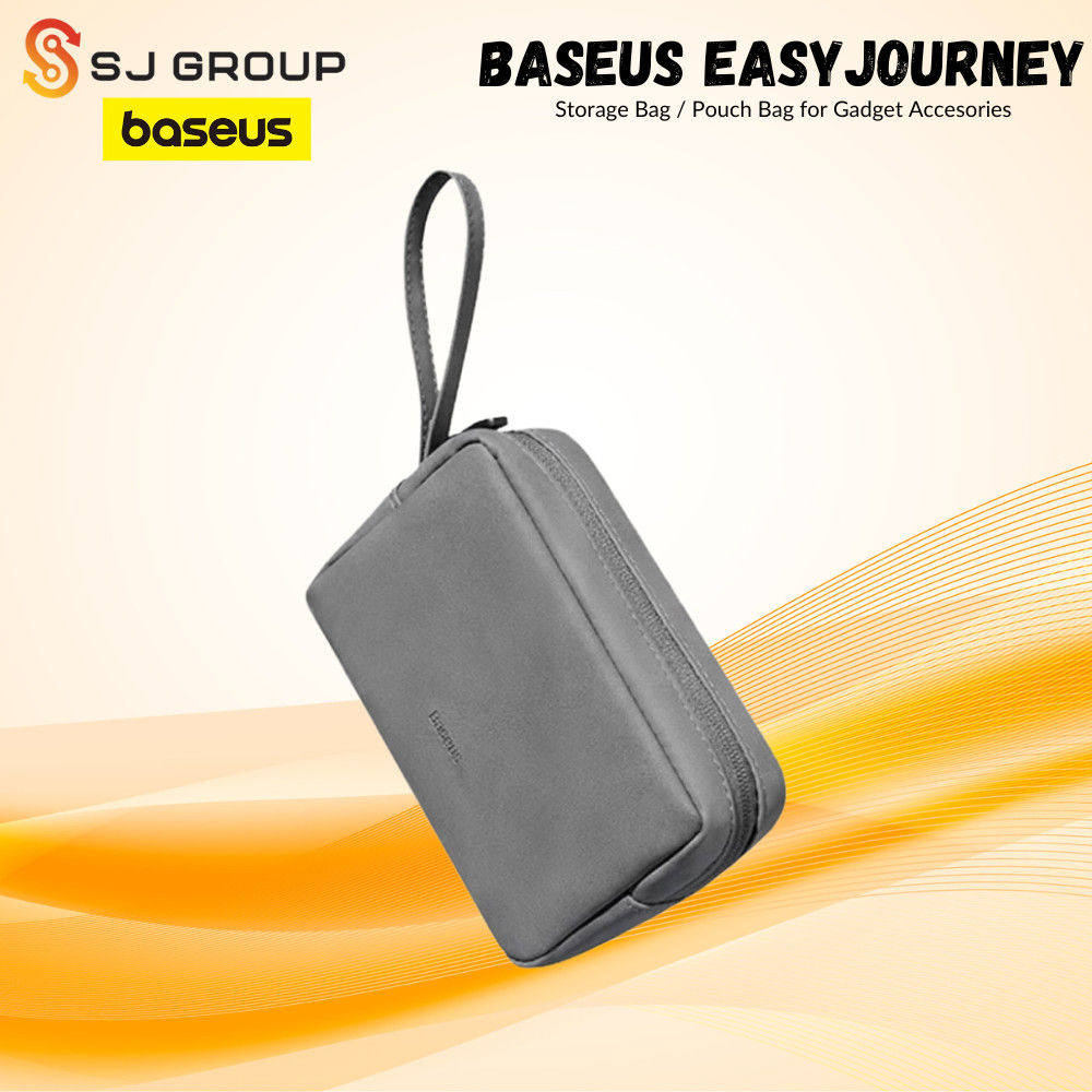 Jual Baseus EasyJourney Series Storage Bag Travel Case Organizer Tas Gadget Pouch Dark Grey ...