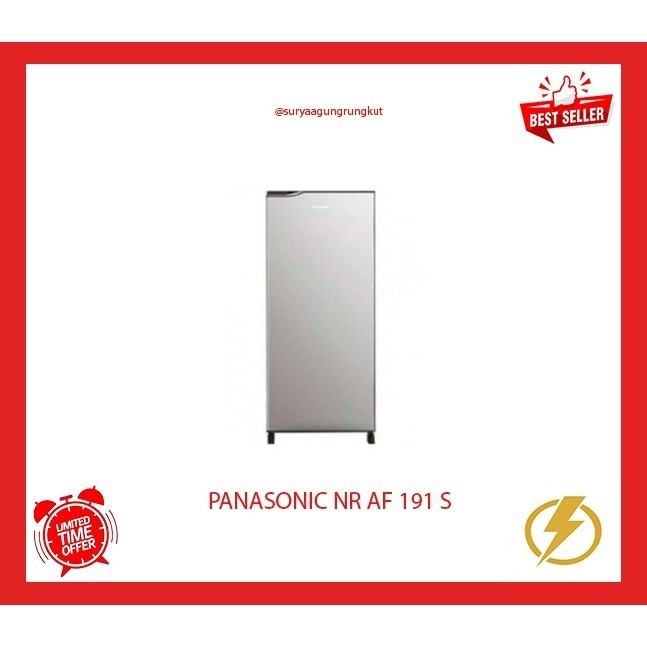 Jual KULKAS PANASONIC 1 PINTU 164 LITER - NR AF 191 S | Shopee Indonesia